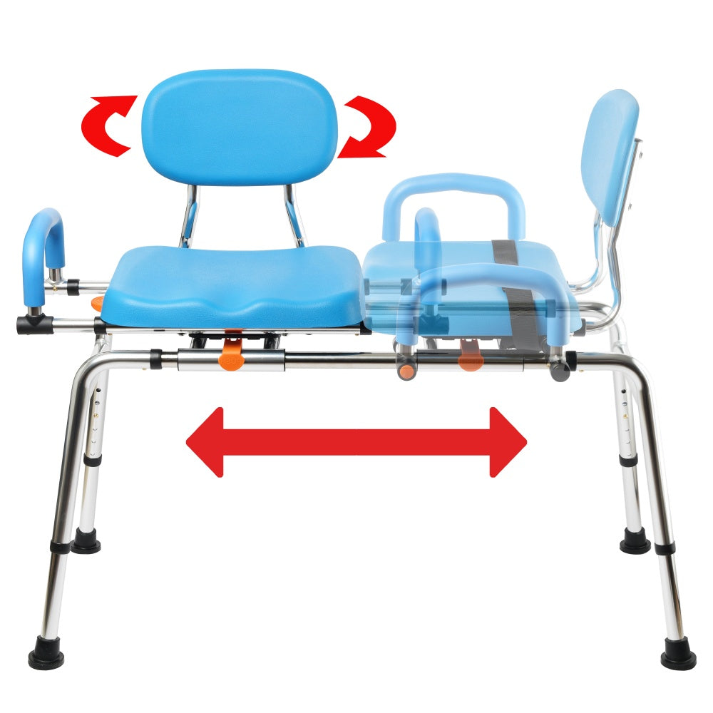 Allvibrant Swivel Tub Transfer Bench